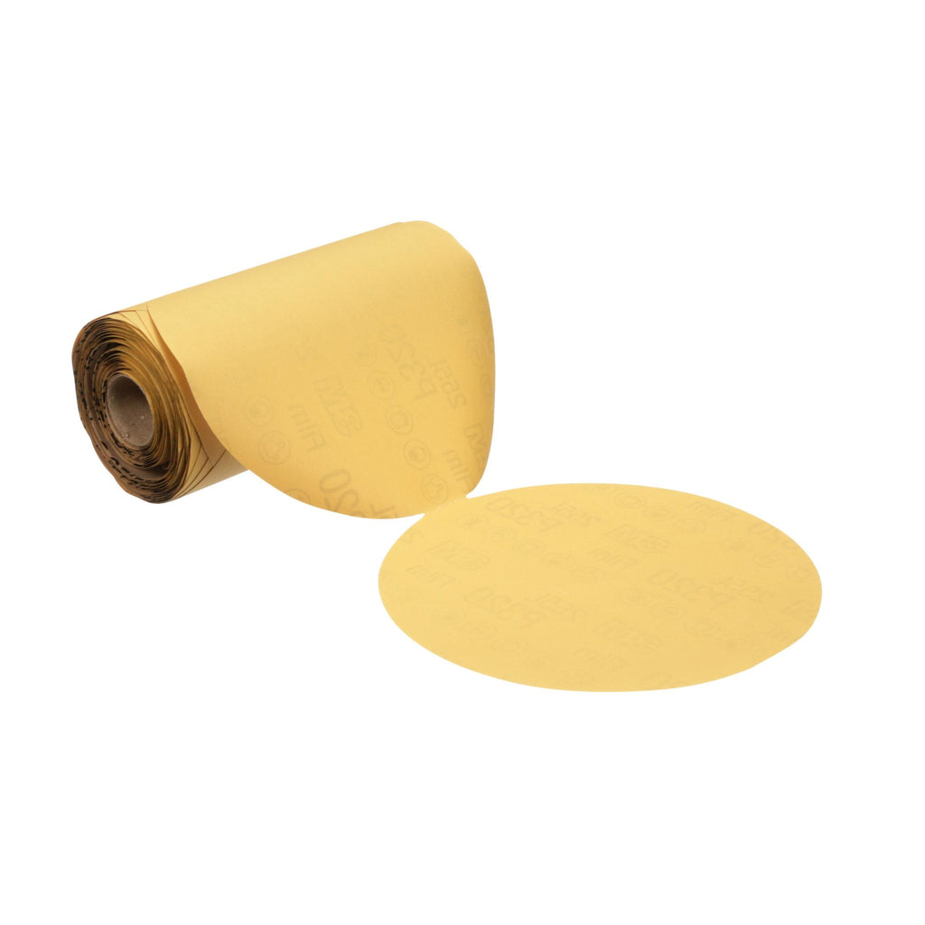 3M Stikit Gold Film Disc Roll 255L, P500, 5 in x NH, Die 500X, 125 Dis ...
