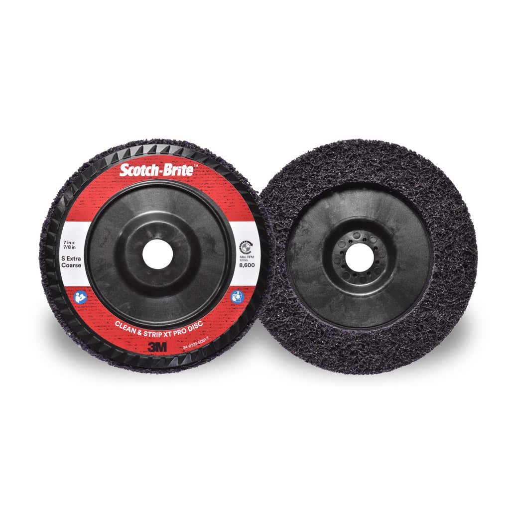 Scotch-Brite Clean and Strip XT Pro Disc, XO-DC, SiC Extra Coarse, Pur ...
