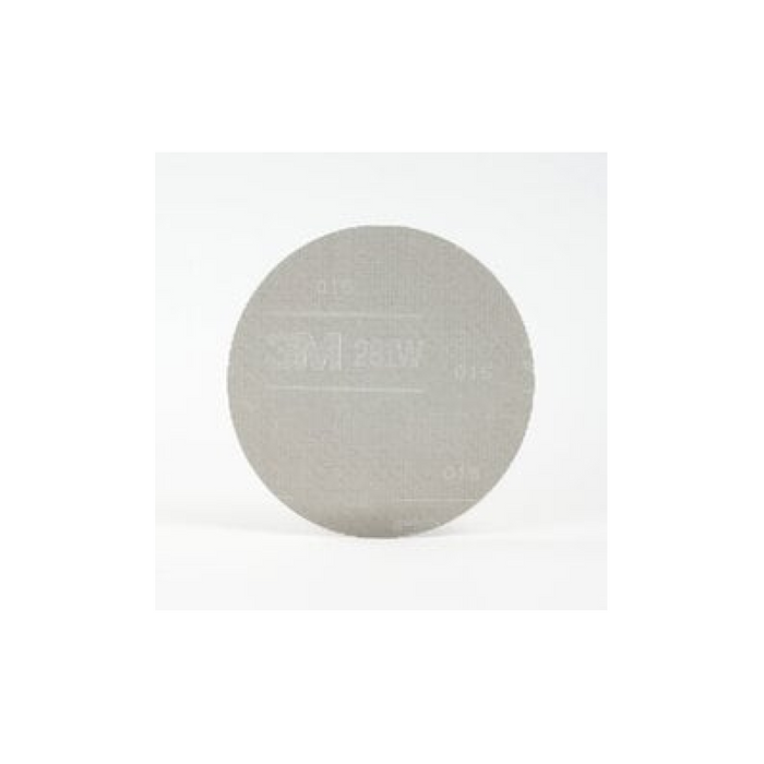3M Wetordry Cloth Disc 281W, 5 in x NH, 2 Tabs, P500, 50/Pac — EIO.com