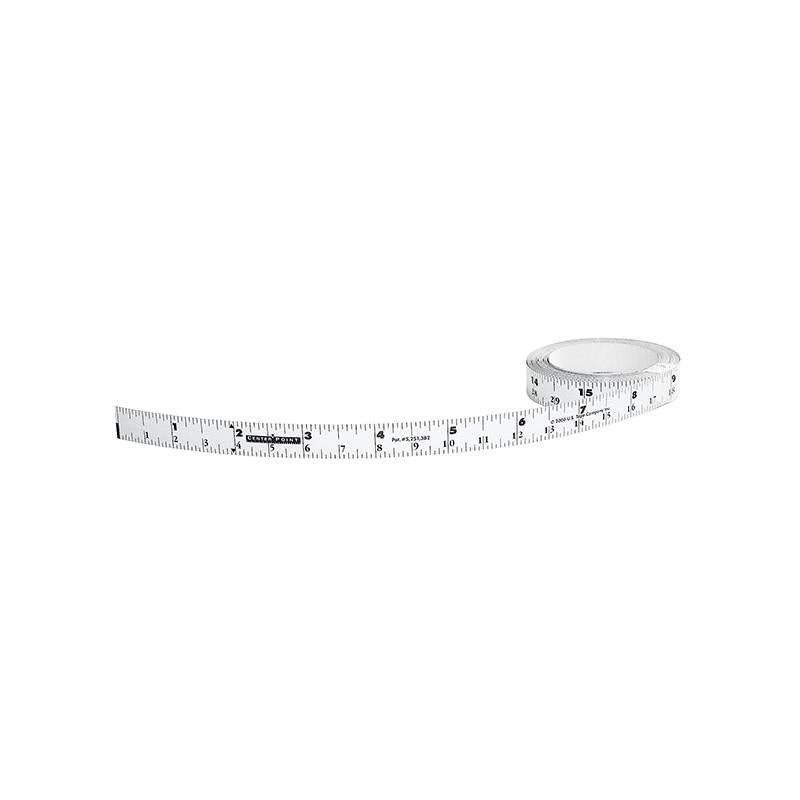 US Tape 50008 Adhesive-Backed Bench Tape 1/2" x 12'; CenterPoint Scale ...