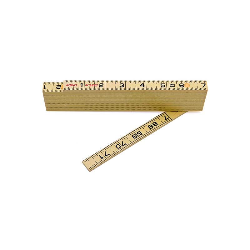 US Tape 55140 Rhino Fiberglass Folding Ruler 5/8" x 6' Carpenters Outs ...