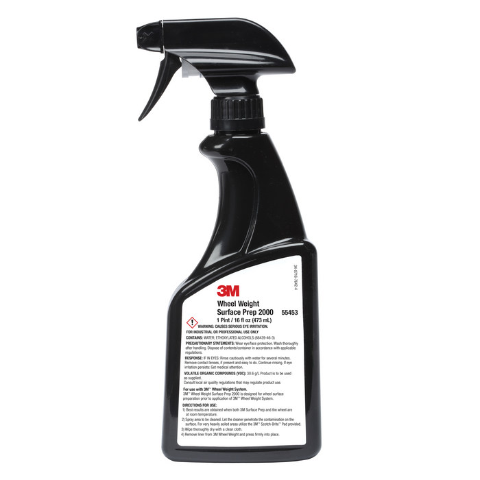 3M Wheel Weight Surface Prep 2000, PN55453, 16 oz Spray Bottle — EIO.com