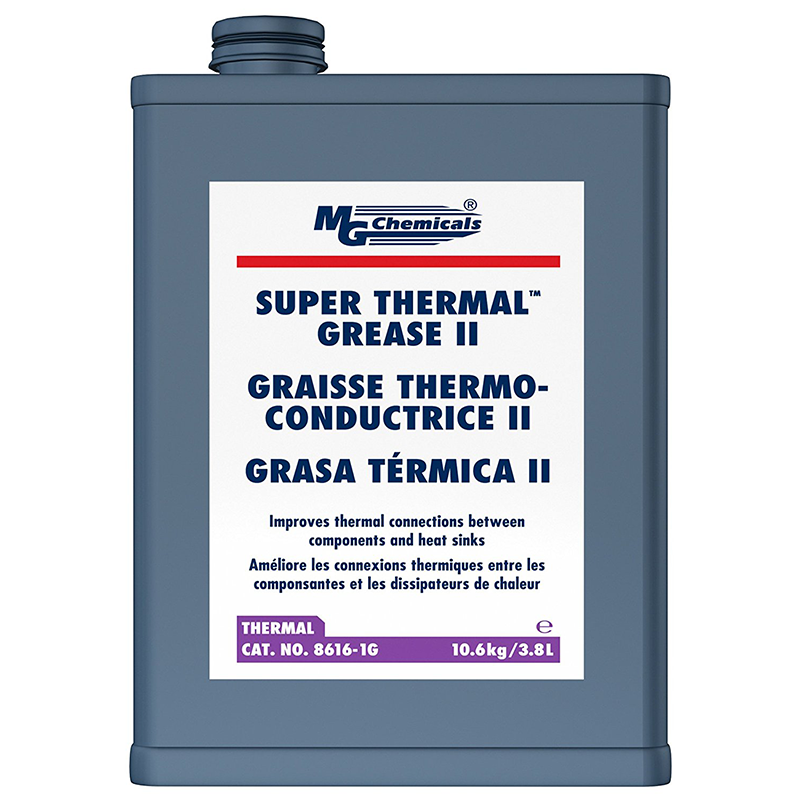 MG Chemicals 8616-1G Super Thermal Conductivity Grease II, 3.78 L – EIO.com