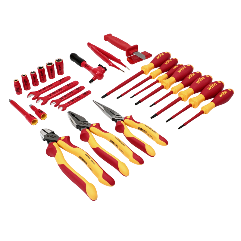 Wiha Tools 91890 26 Piece Insulated Hybrid & EV Essentials Tool Kit ...