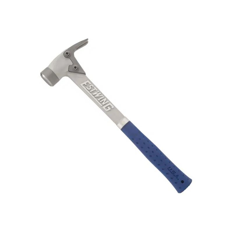 Estwing ALBL Blue Vinyl Grip Aluminum Hammer With Smooth Face – EIO.com