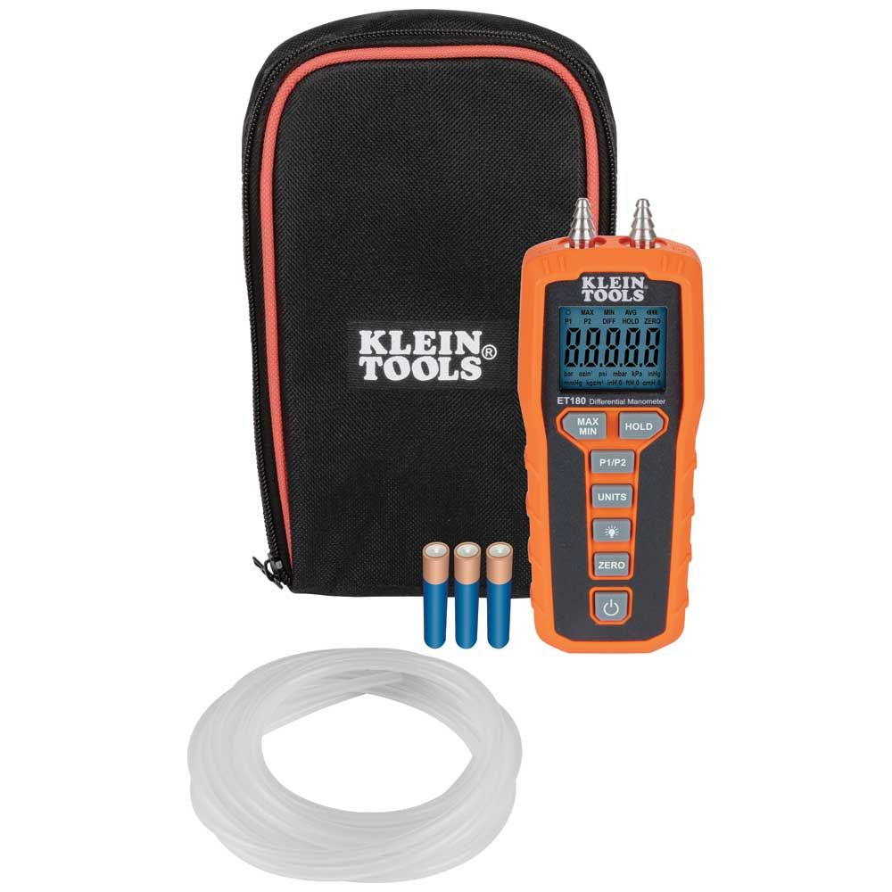 Klein Tools ET180 Digital Differential Manometer – EIO.com