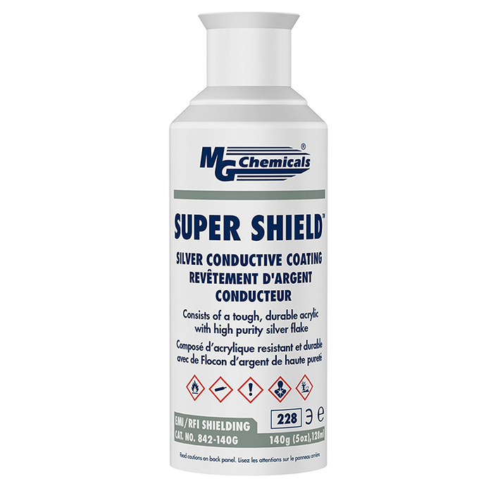 Mg Chemicals 842AR-140G Super Shield Silver Conductive Coating, 5 oz ...