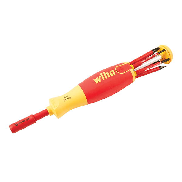 Wiha Tools 28395 7 Piece Insulated Pop Up Screwdriver Set - Slotted/Ph ...